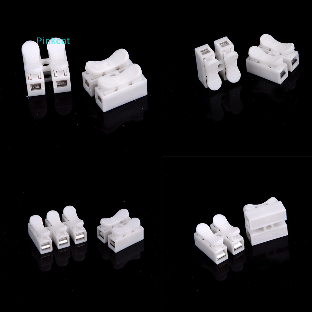 Pinkcat 10Pcs Electrical Cable Connectors Quick Splice Lock Wire ...