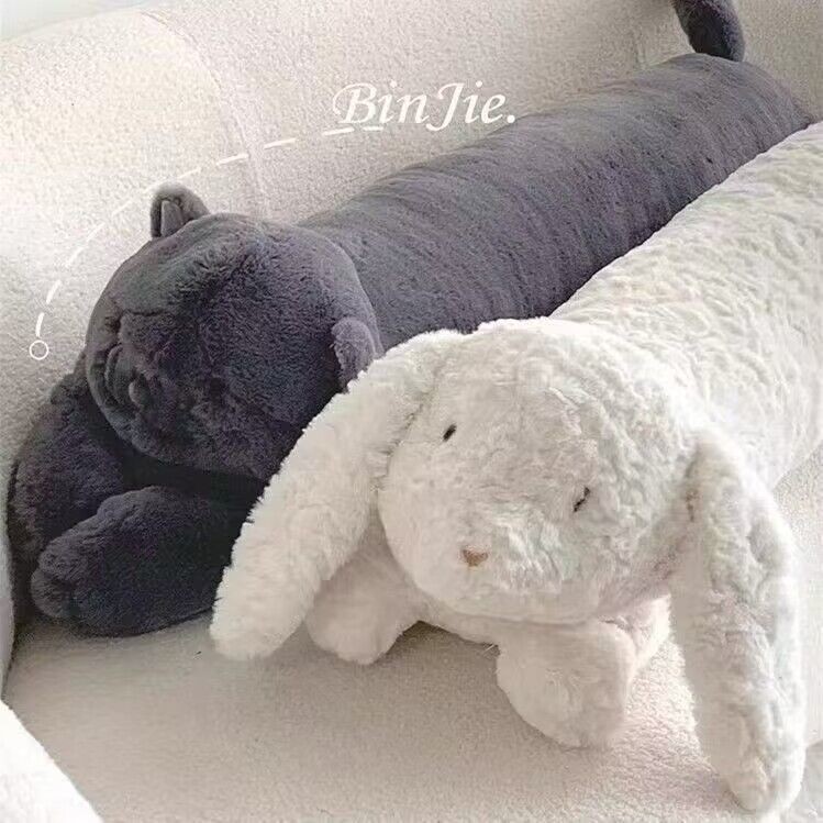 Long Strip Pillow Girl Sleeping Pillow Cute Rabbit Pillow Children ...