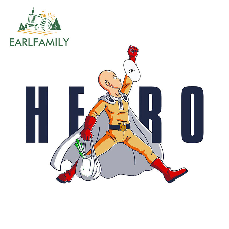 EARLFAMILY 13cm x 10.1cm for One Punch Man Car Sticker Fridge Vehicle ...