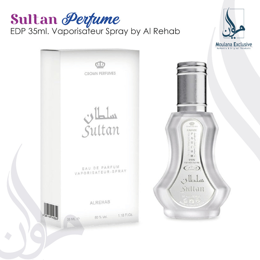 Sultan Eau De Parfum 35ml White - Eau de Parfum by AL-Rehab | Shopee ...