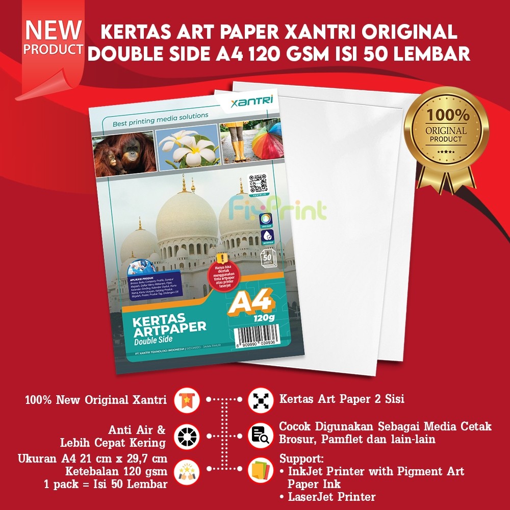 Art Paper for Printing Photos, Pictures, Posters, A4 A5 size, 50 sheets ...