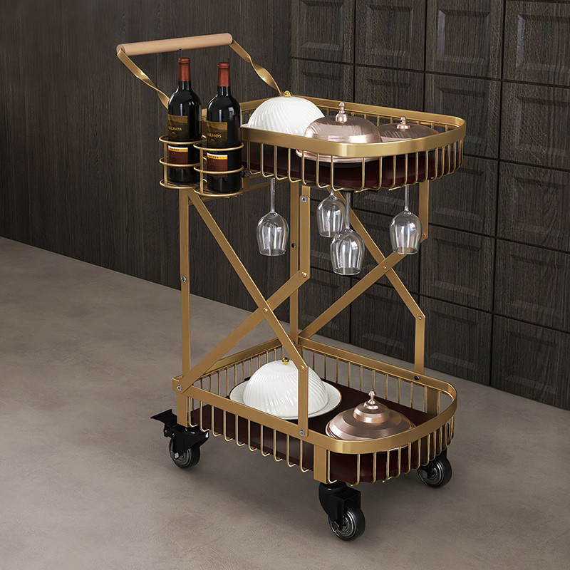 High-End Hotel Food Delivery Van Drinks Trolley Household Trolley ...