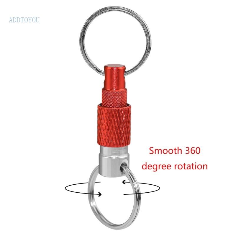 【3C】 Quick Release Separate Keyrings Pull Apart Keychain Split Rings ...