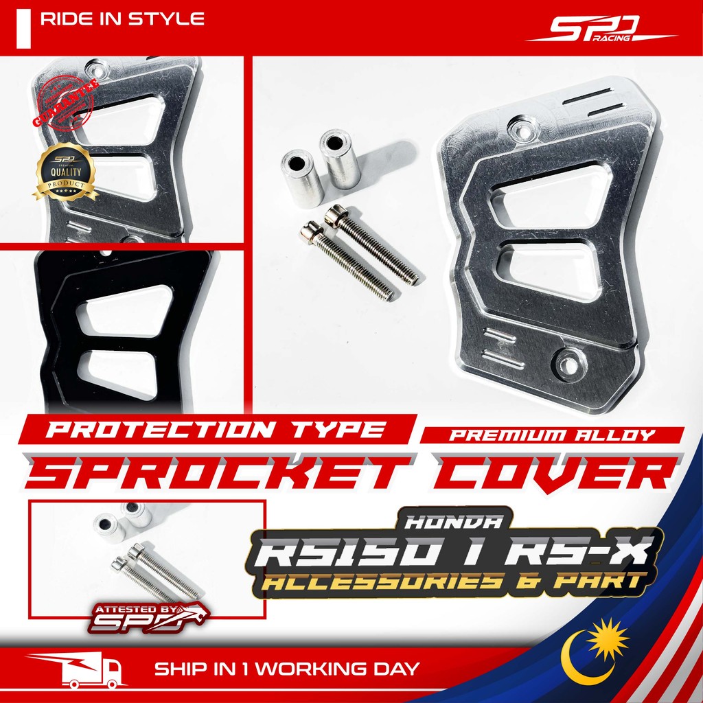 RS X Front Sprocket Cover I CNC Alloy I Spoket Cover Depan I Premium ...
