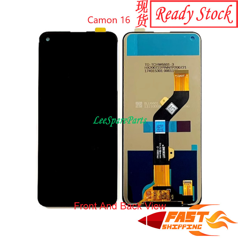 Tecno Camon 16 / Camon 17P / Camon 18P / Camon 19 Neo Full Set LCD Display Touch Screen ...