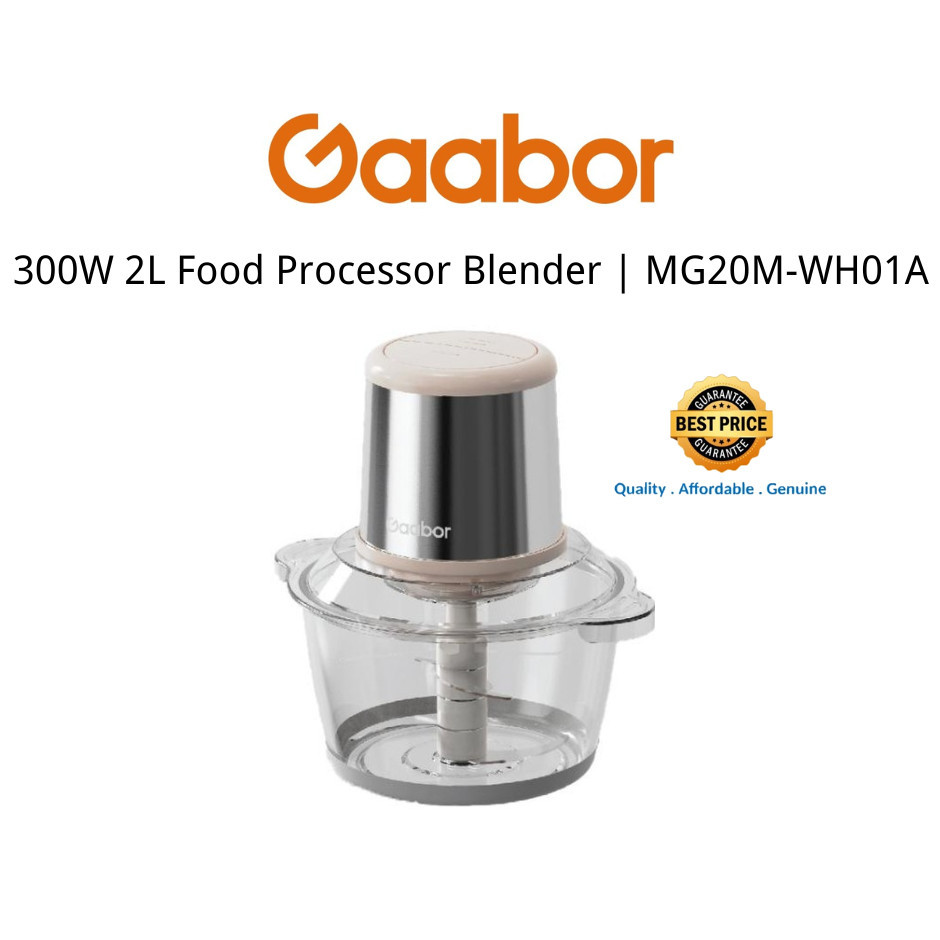 Gaabor 300W 2L Food Processor Blender | MG20M-WH01A | Shopee Malaysia