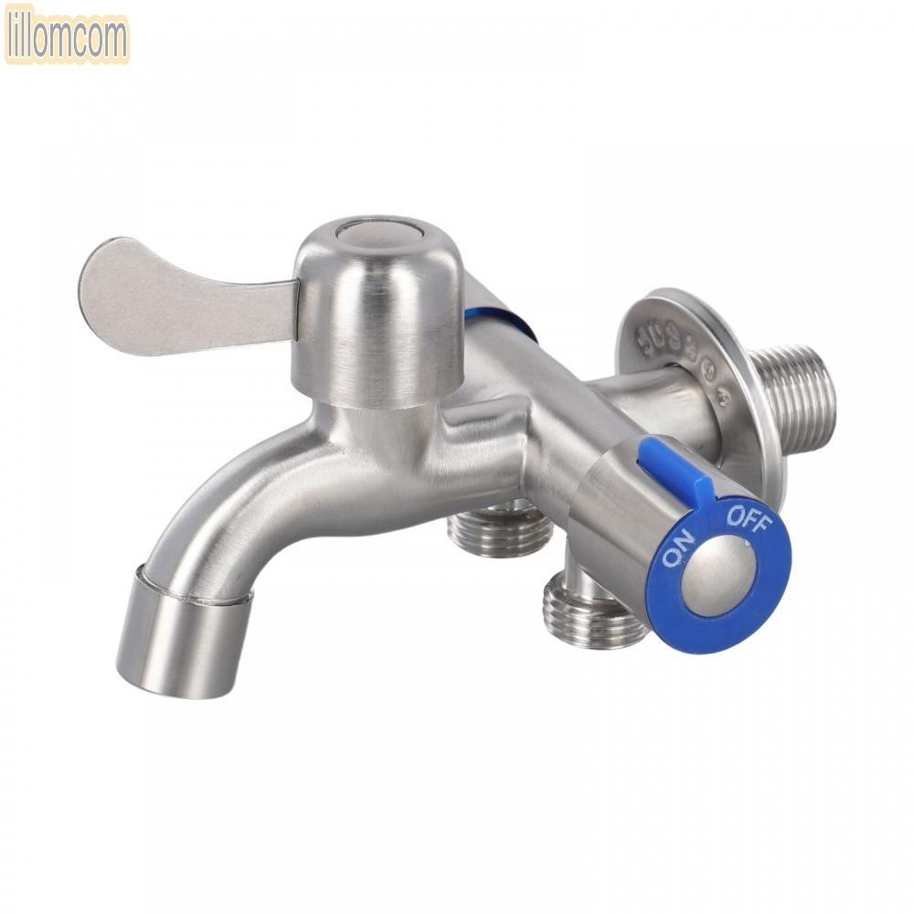 Versatile Stainless Steel Faucet Sink Tap Washing Machine Angle Valve ...