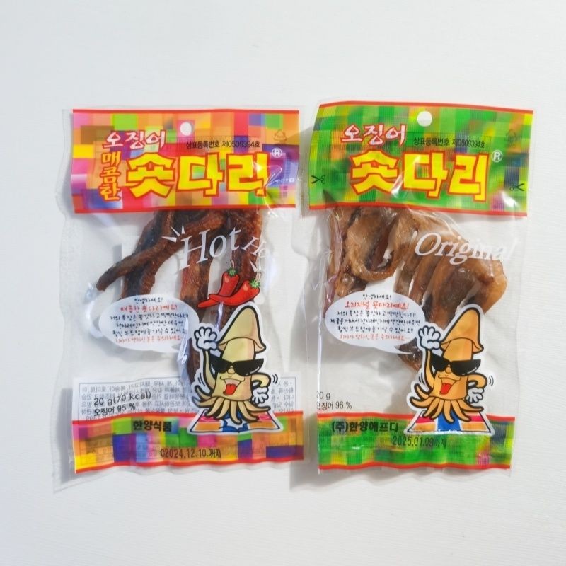 Korean Snacks Short-Leg Squid Shredded Grilled Squid Legs Seafood ...