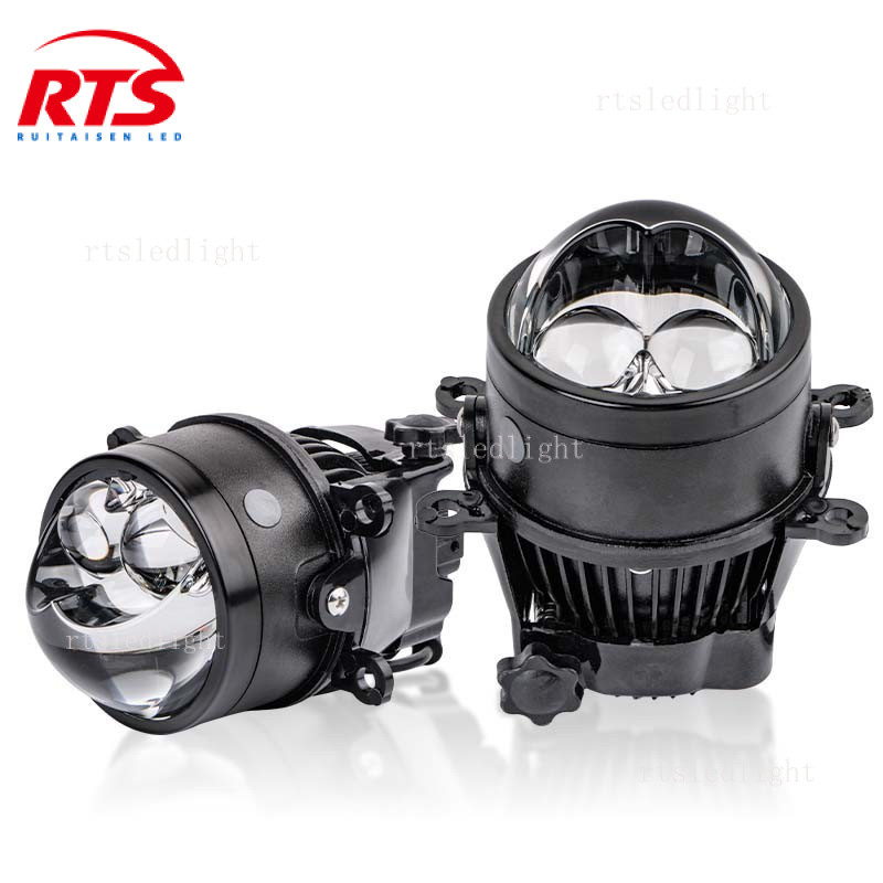 [Ready Stock]Universal 3Inch Laser Lens Fog Lamp Bi-led Fog Lights Hb3 9005 H8 H1 Led Projector ...