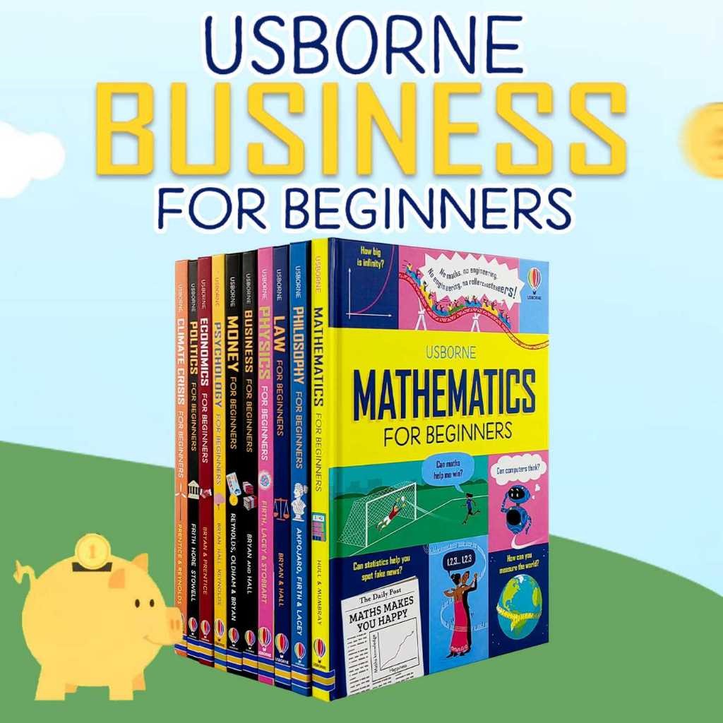 Usborne Business Economics etc for Beginners hardcover books（hardcover ...