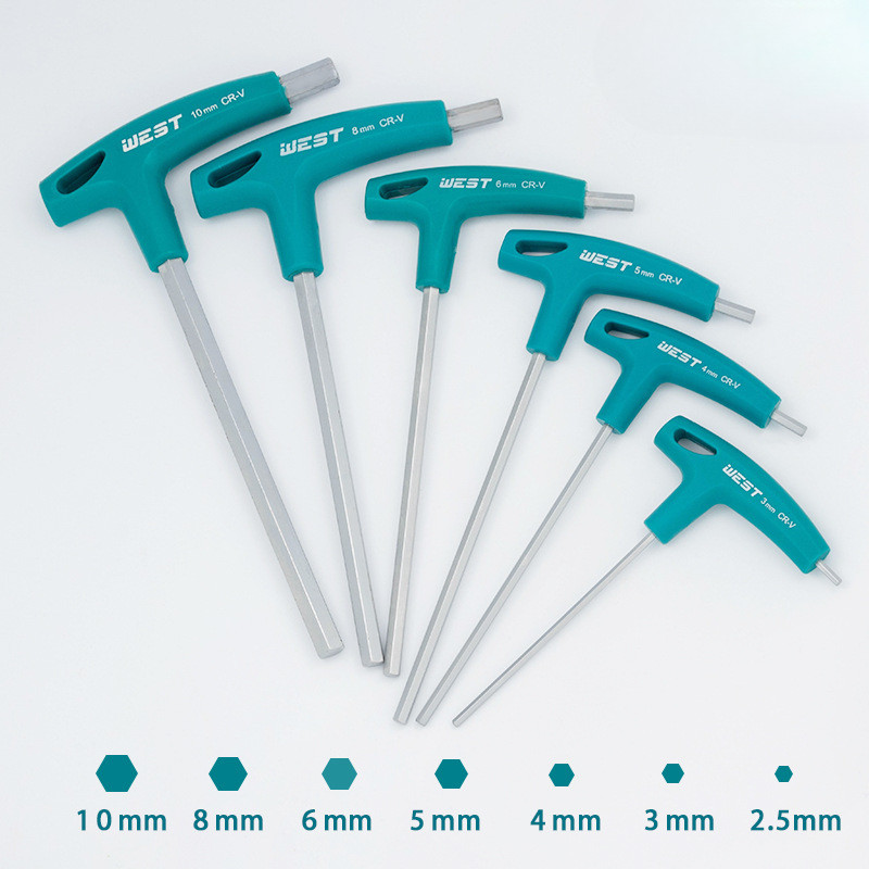 3PCS 2mm-8mm T Type Hex Key Allen Wrench Set Hexagonal Wrench with ...