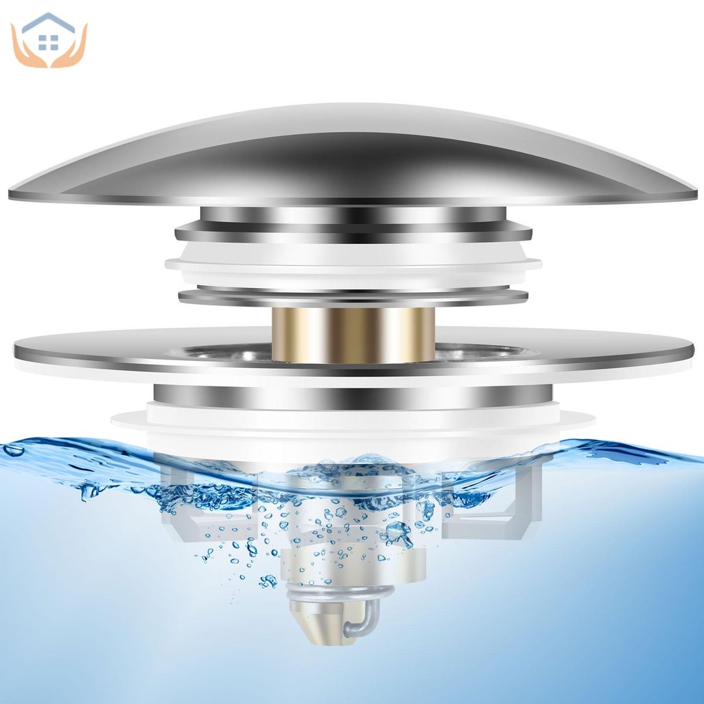 Bathtub Drain Stopper Universal Pop Up Drain Plug Rustproof Bath Tub ...
