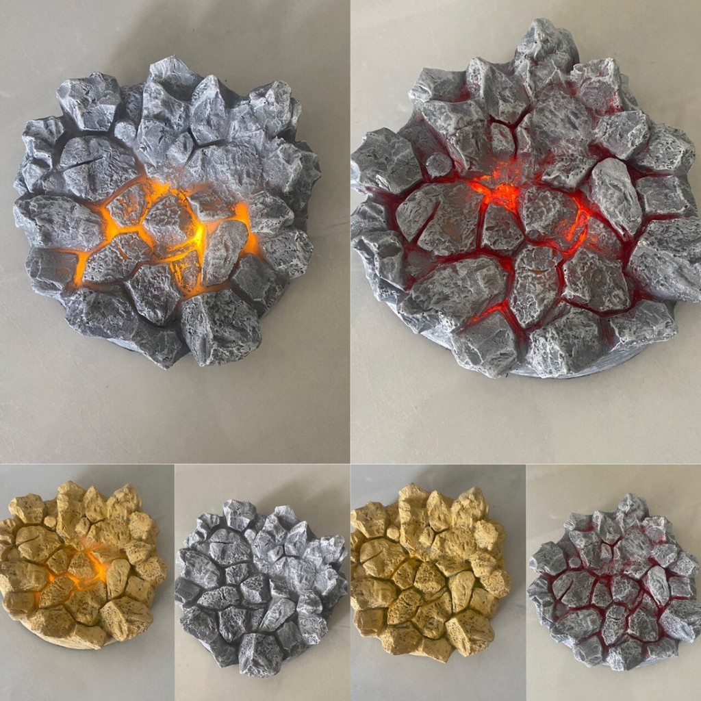 Dragon Ball One Piece Stone Yellow Landstand Magma Base Resin Luminous ...