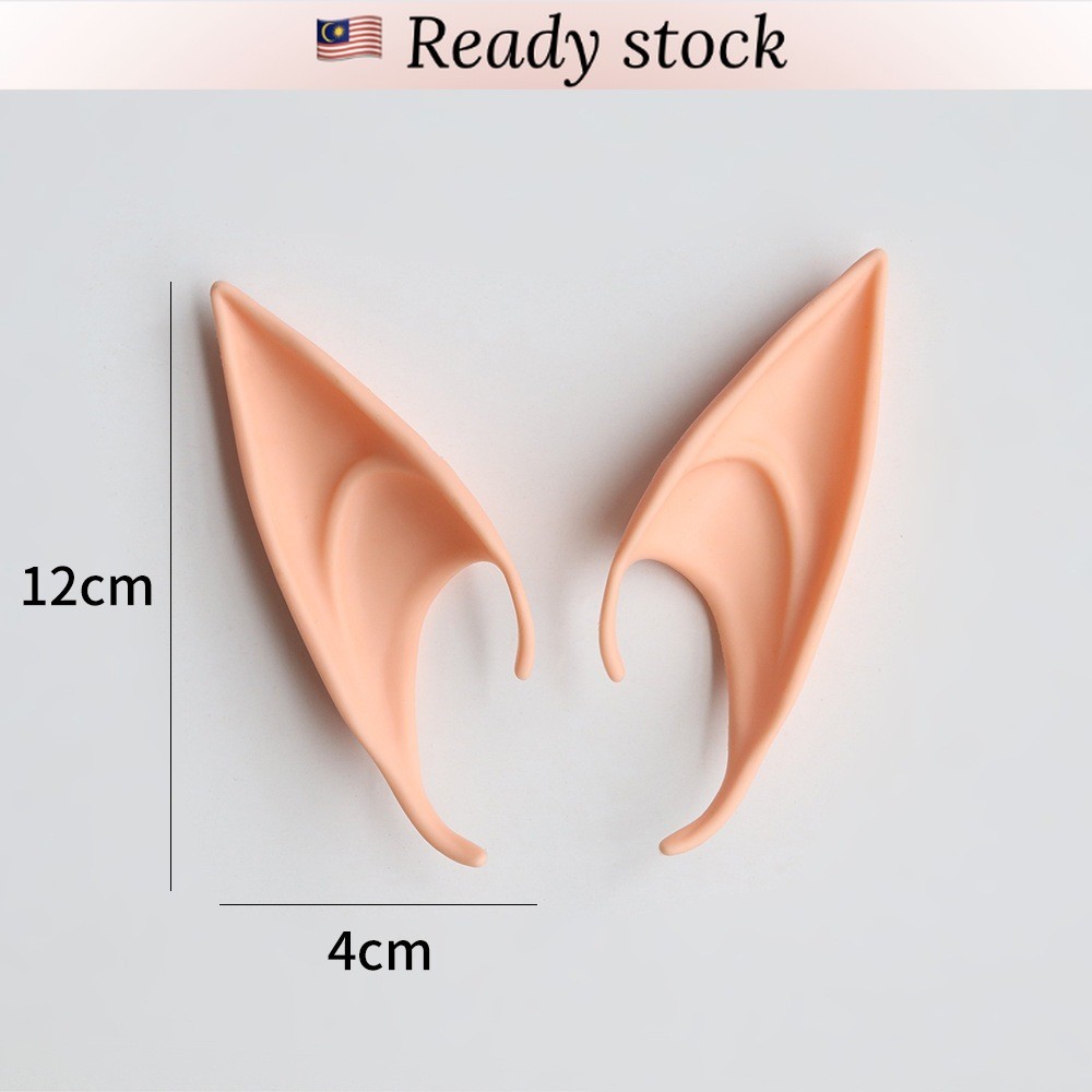 Elf Ears (1 pair) Cosplay Halloween Accessories Devil’s Ear Fairy Party ...