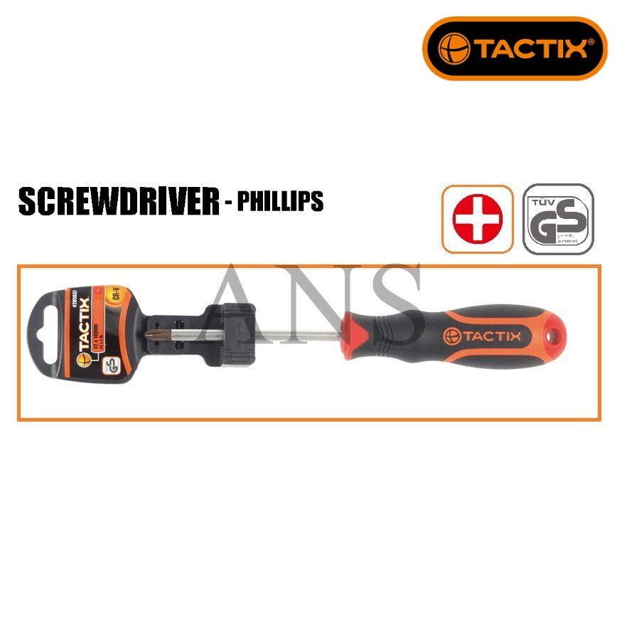 TACTIX 205035 SCREWDRIVER PH #2X38MM(1-1/2') | Shopee Malaysia