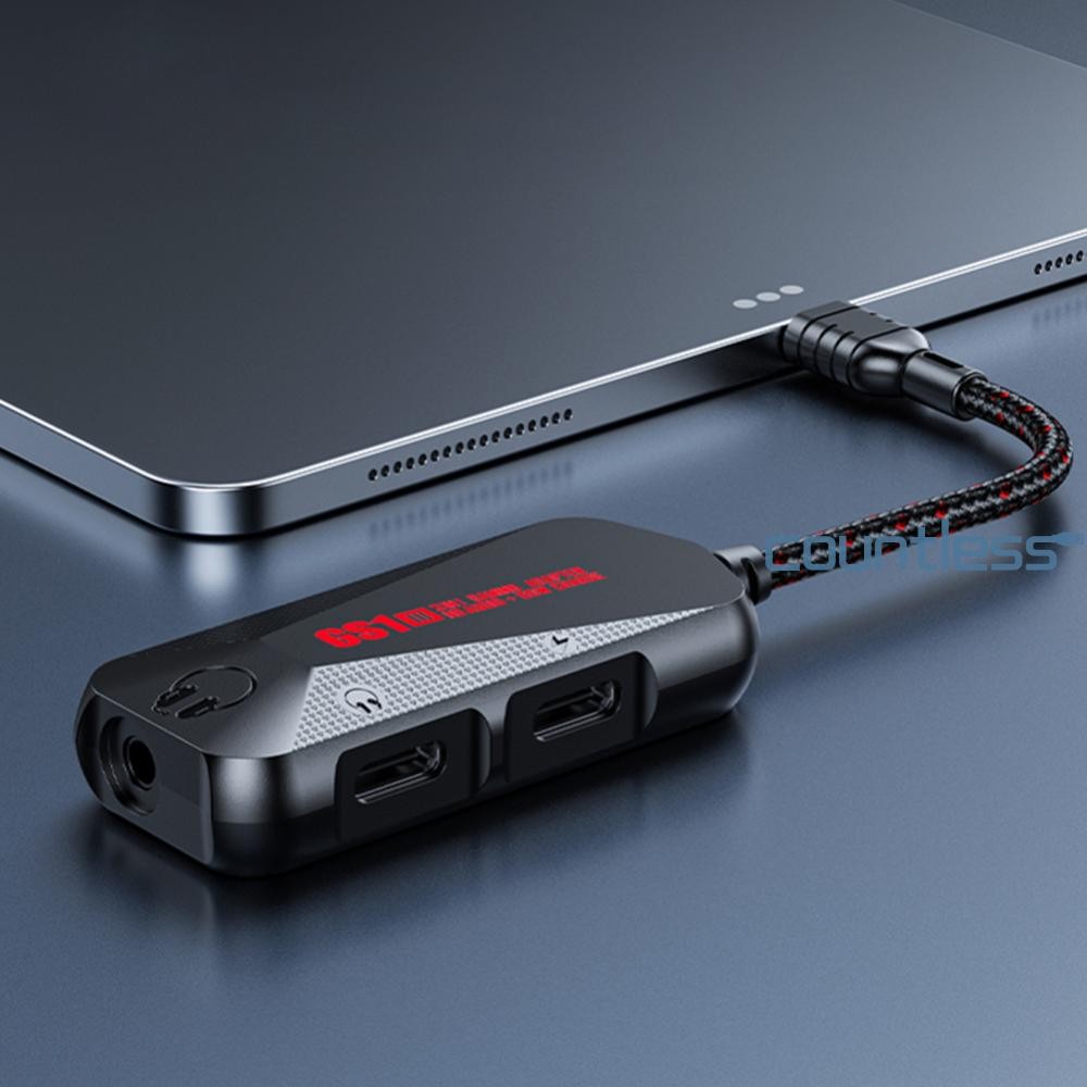 3-in-1 Game Phone Sound Card 60W Gaming Sound Card 24Bit 96Hz Hi-Res ...