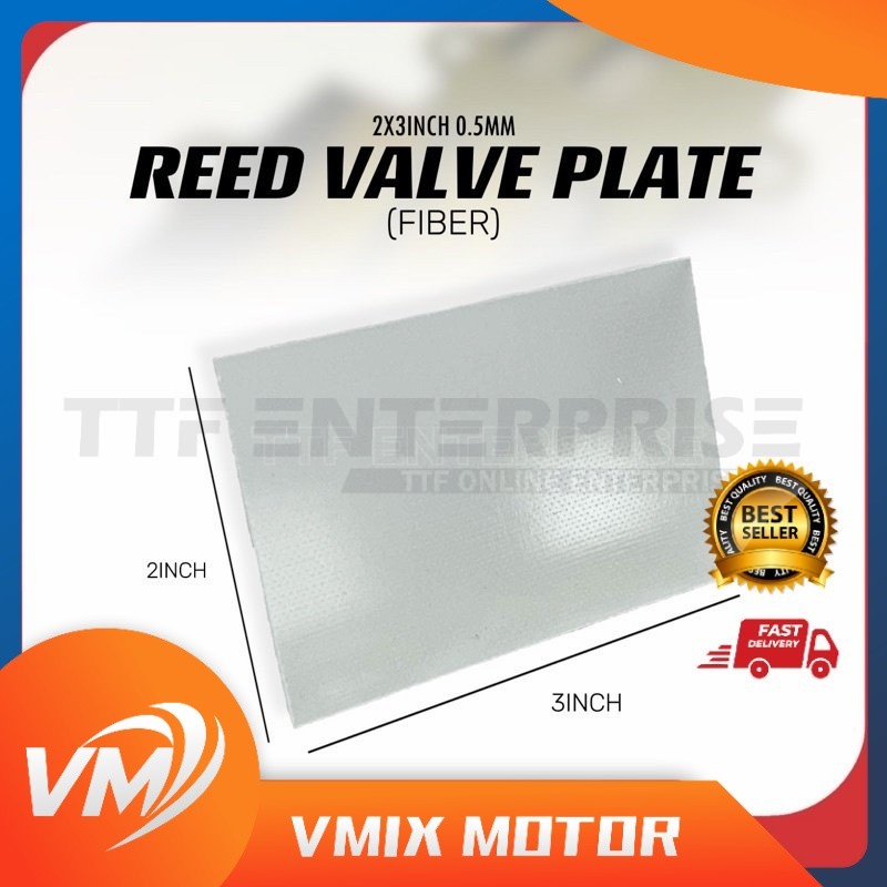RACING REED VALVE PLATE (FIBER) UNIVERSAL 2X3 INCH 0.5MM | Shopee Malaysia