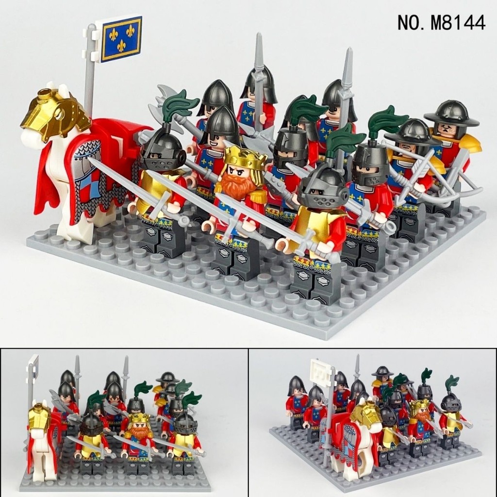 Compatible Lego Building Blocks Medieval Castle Armor Knight Minifigure ...