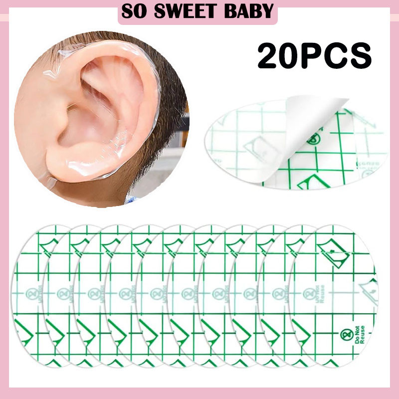 Baby Kids Swimming Ear Protection Sticker Disposable Plastic Waterproof ...