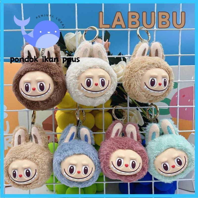 GANTUNGAN Premium Keychain labubu Macaron Doll Keychain labubu Macaron ...