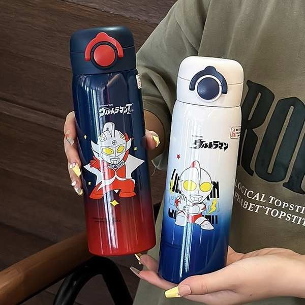 botol air viral botol air budak Cawan Termos Kanak-kanak Ultraman Kanak-kanak Kanak-kanak Lelaki ...