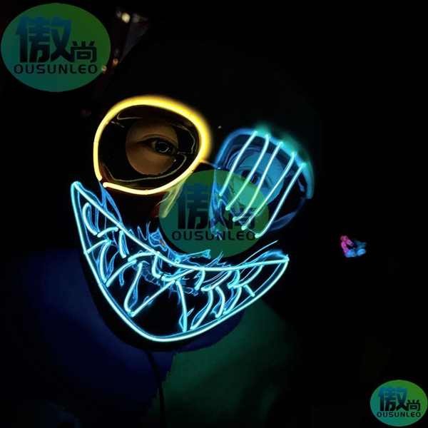 mask halloween halloween mask kids mask Halloween Labu Bercahaya Topeng ...