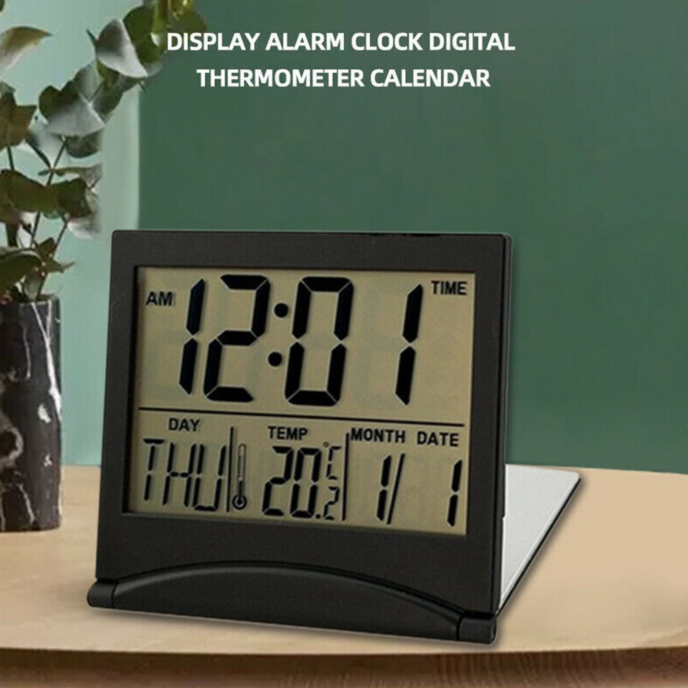 [Super] Digital LCD Folding Desktop Travel Alarm Clock Calendar ...