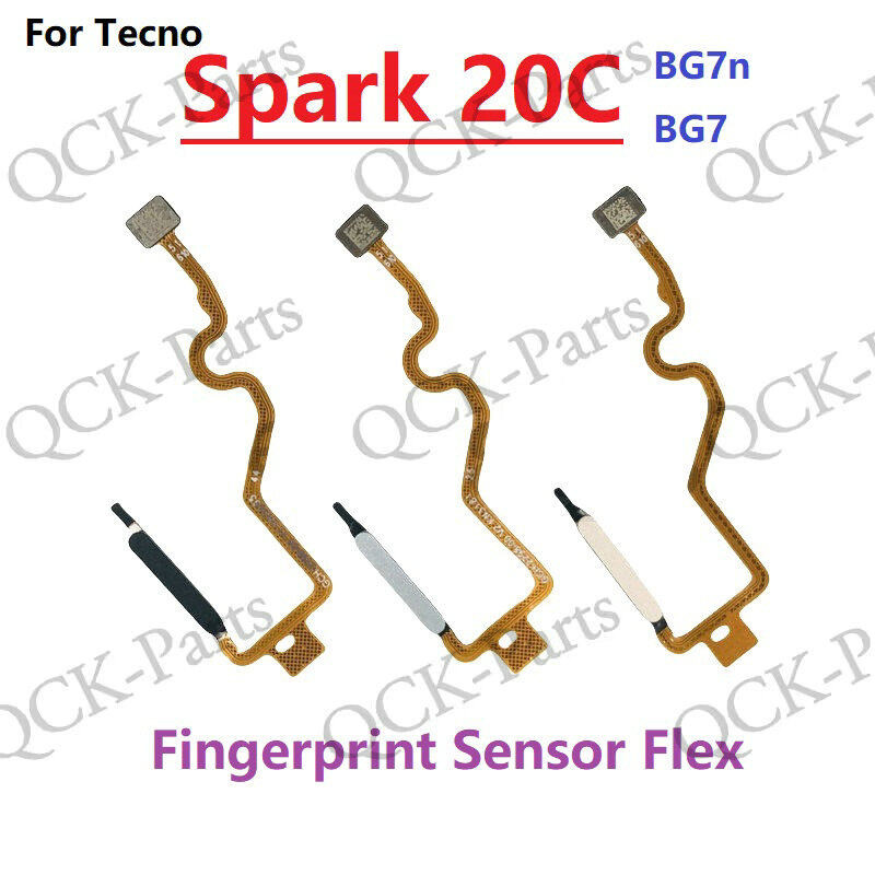 Finger print Fingerprint sensor Button Flex For Tecno Spark 20C BG7 ...