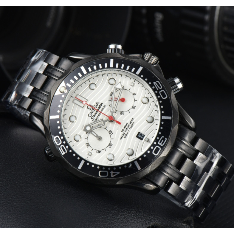 Omega Multifunctional Pointer Chronograph Men's Business Watch ...