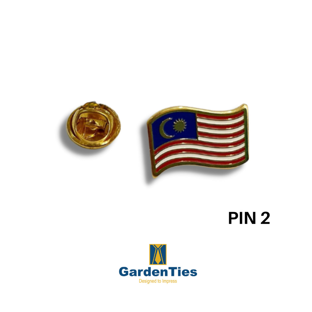 Collar Pin Bendera Malaysia (PIN 2) Flag Collar Pin, Pin Bendera ...