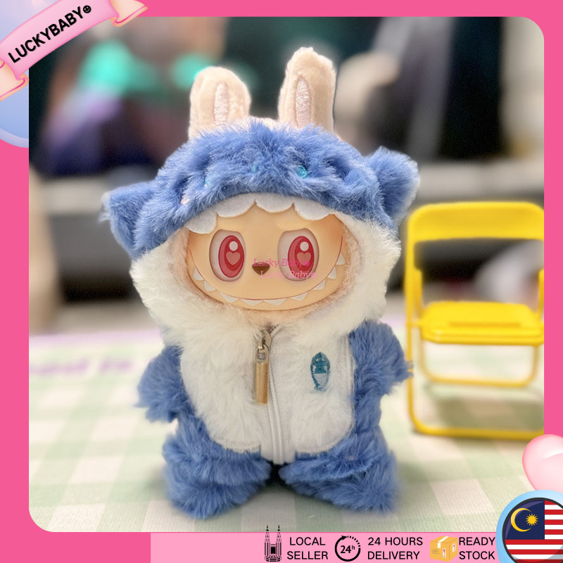 Labubu Doll Clothes Time To Chill Filled Cos Gift Handmade Mini ...