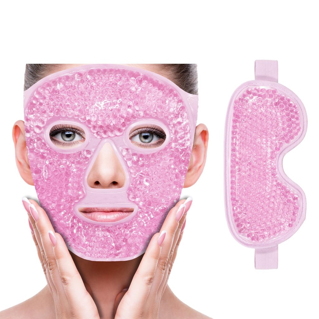 Cooling Ice Face Eye Mask Cold Compress For Reducing Dark Circles ...