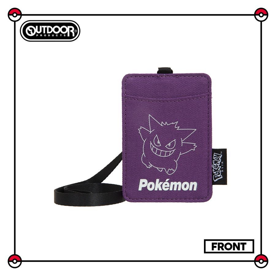 OUTDOOR Pokémon Pokemon Luminous Gengar Ticket Card Id Holder/Purple ...