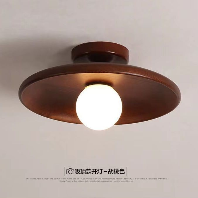 Aisle lamp ceiling lamp solid wood modern simple cloakro Aisle lamp ...