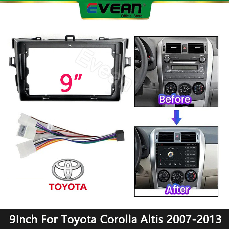 Evean 9inch Car Android Player Casing For Toyota Corolla Altis 2007 ...