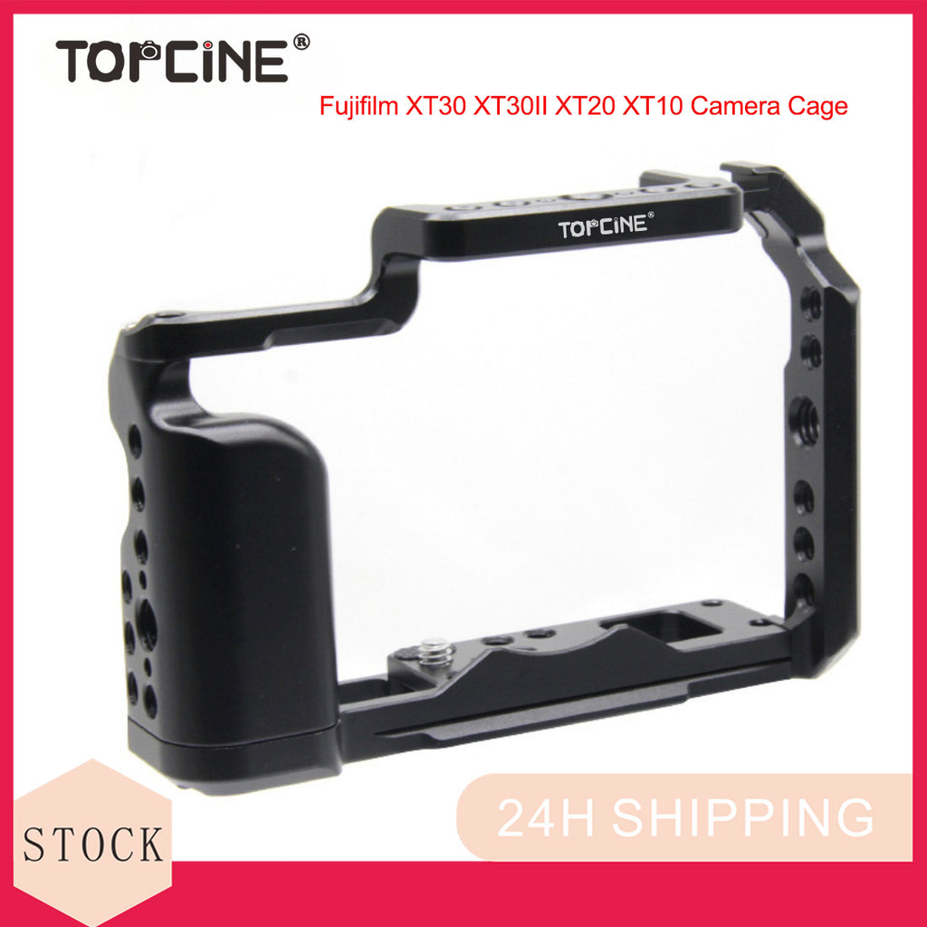 Fujifilm XT30 XT30II XT20 XT10 Aluminum Cage with Cold Shoe Mount Arca ...