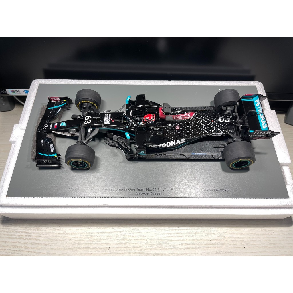 Slightly Flawed SPARK F1 Car Model 1/18 2020 Merben W11 Russell Sakier ...