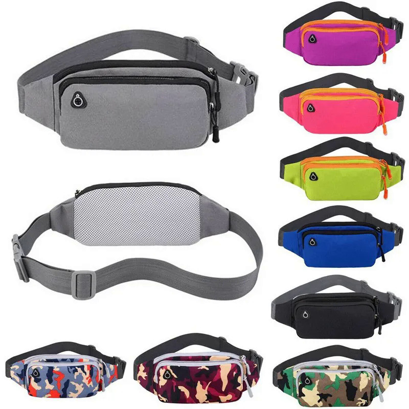 Male Female Waist Waterproof Fanny Pack For Men Women Bag Belt Bum Hip ...