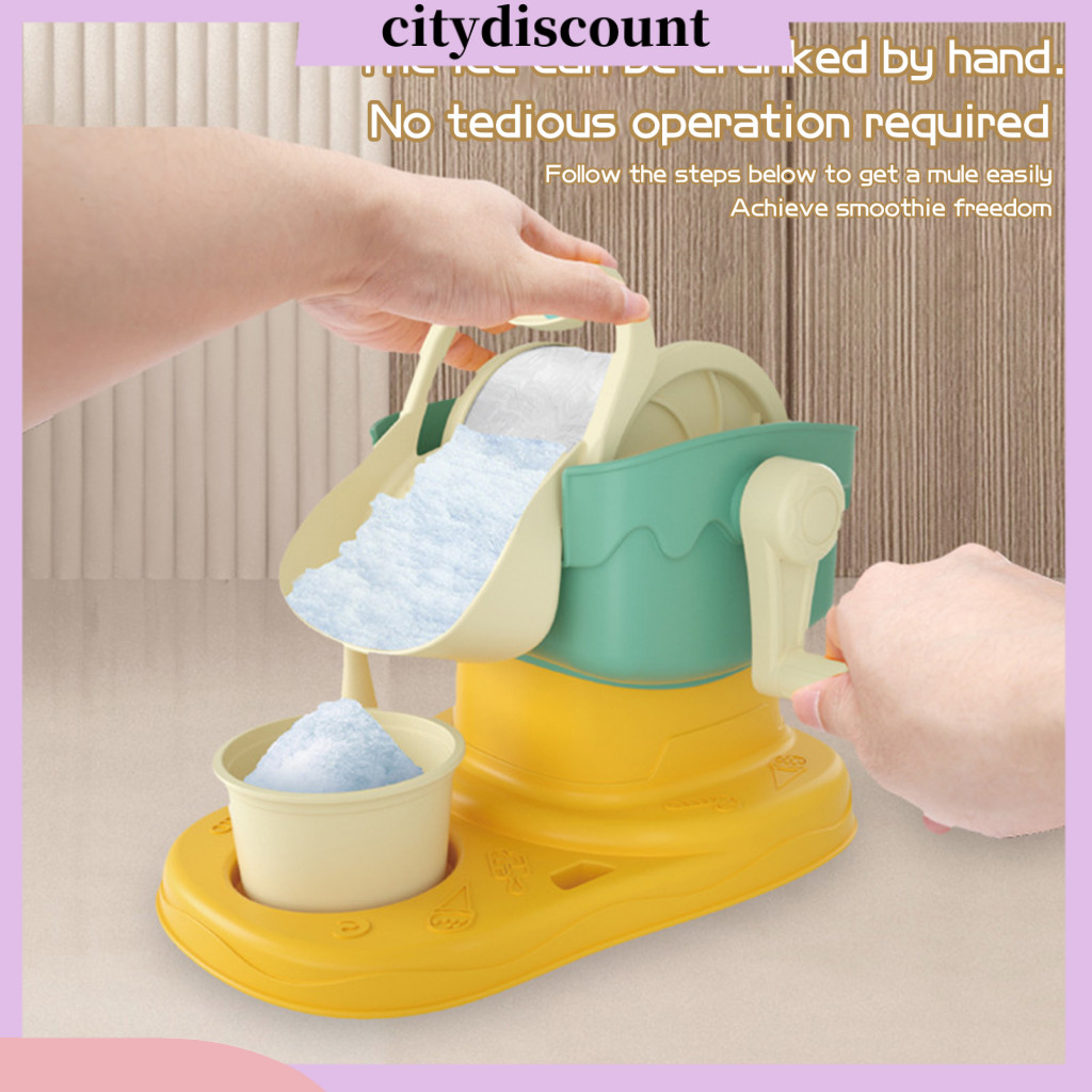 Ice Cream Maker with Cups and Utensils Diy Ice Cream Kit for Kids Fun ...