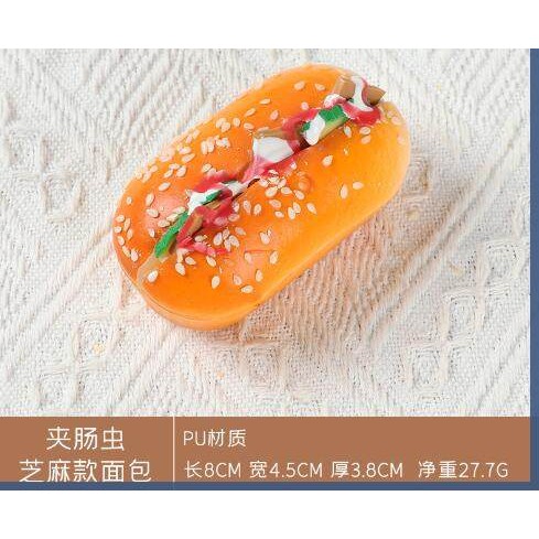 Simulated Bread Home Decor Toy Fake Loaf Artificial Foods Model Pu Cake ...