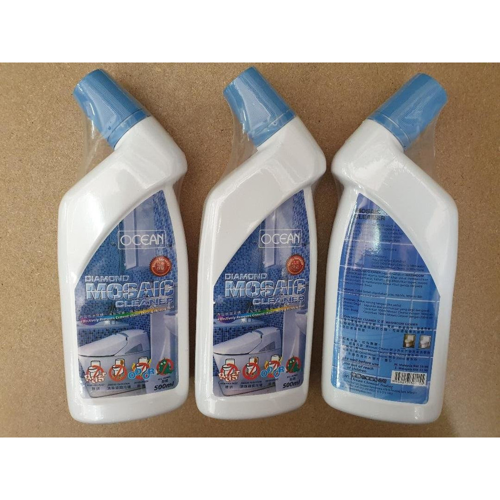 OCEAN Diamond Mosaic Cleaner 500ml / Cecair Pembersih Tandas (500ml ...