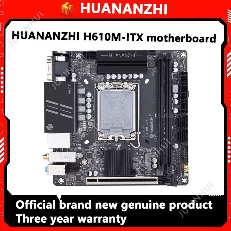 HUANANZHI H610M-ITX Motherboard Desktop Computer Mini Mini Motherboard Supports Core 12/13 ...