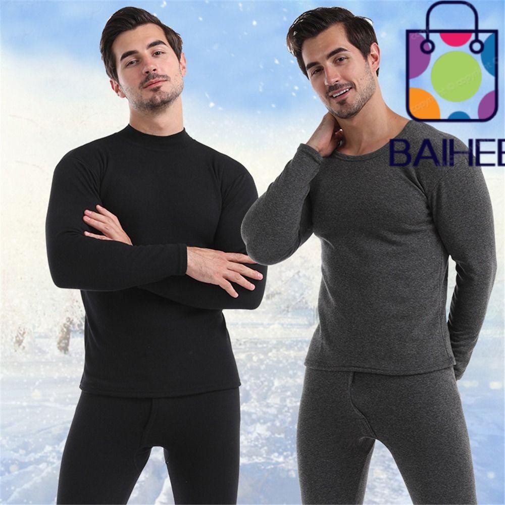 BAIHEE Warm Long Johns for Men, High Elasticity Winter Men's Thermal ...