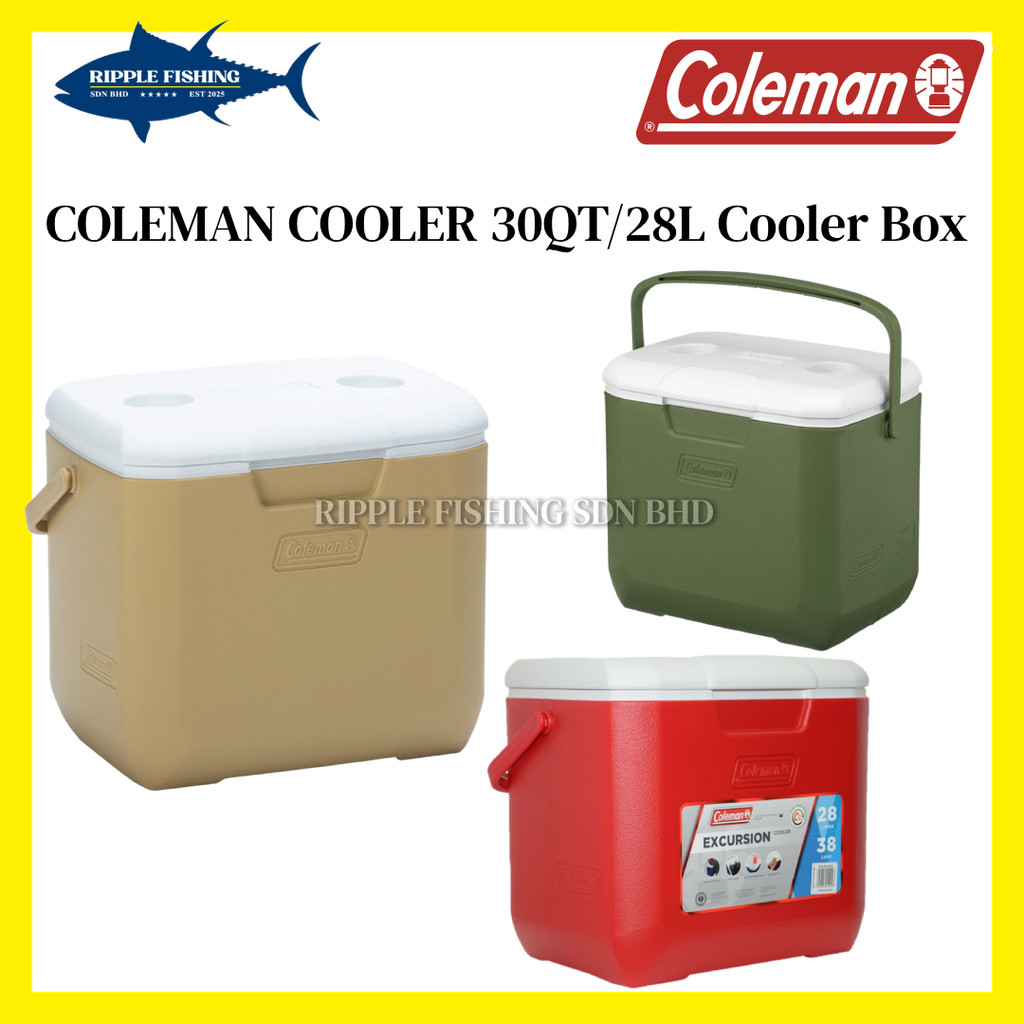 COLEMAN COOLER 30QT/28L Cooler Box | Shopee Malaysia