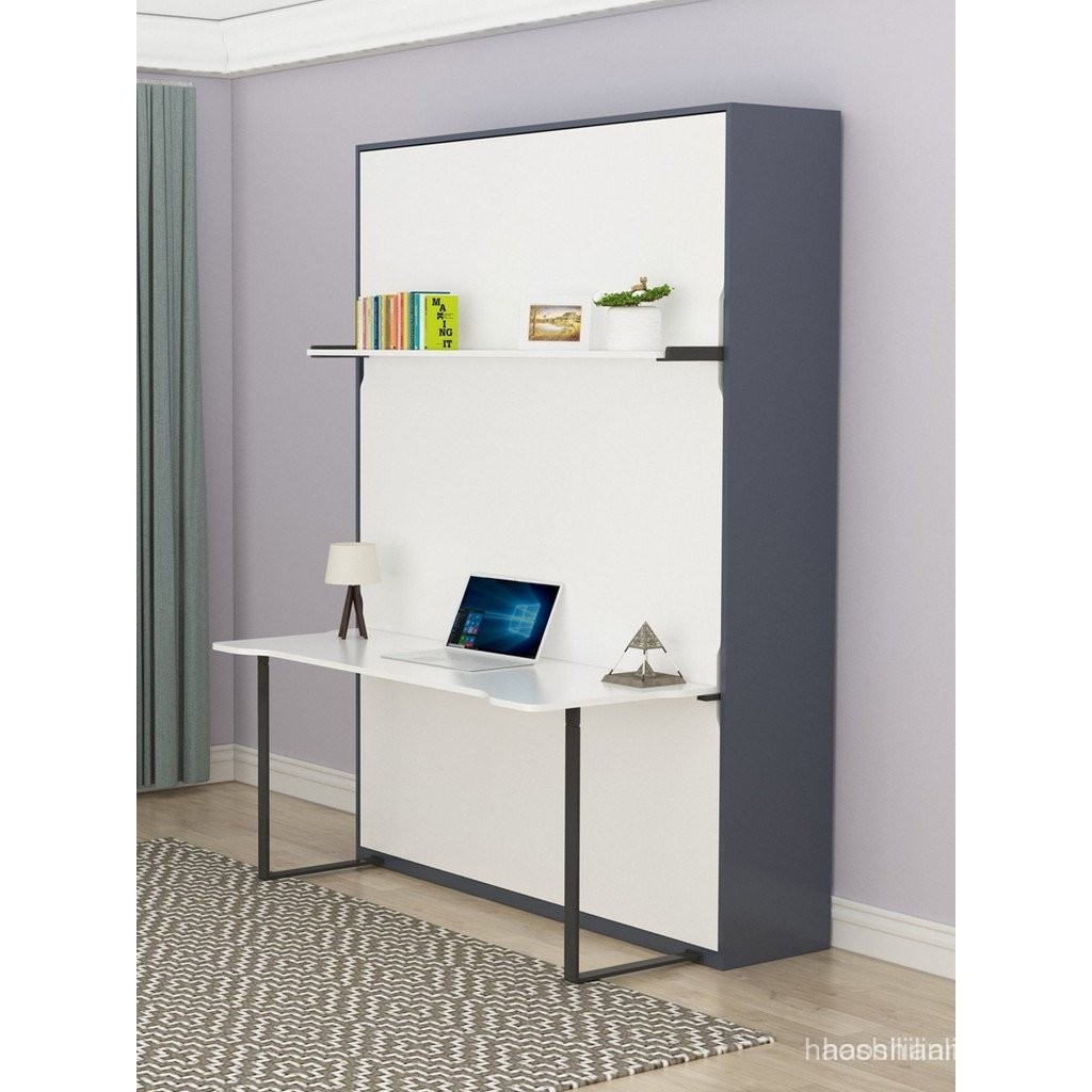 Invisible Bed Wardrobe Folding Bed Flip Bed Wall Bed Wardrobe Desk ...
