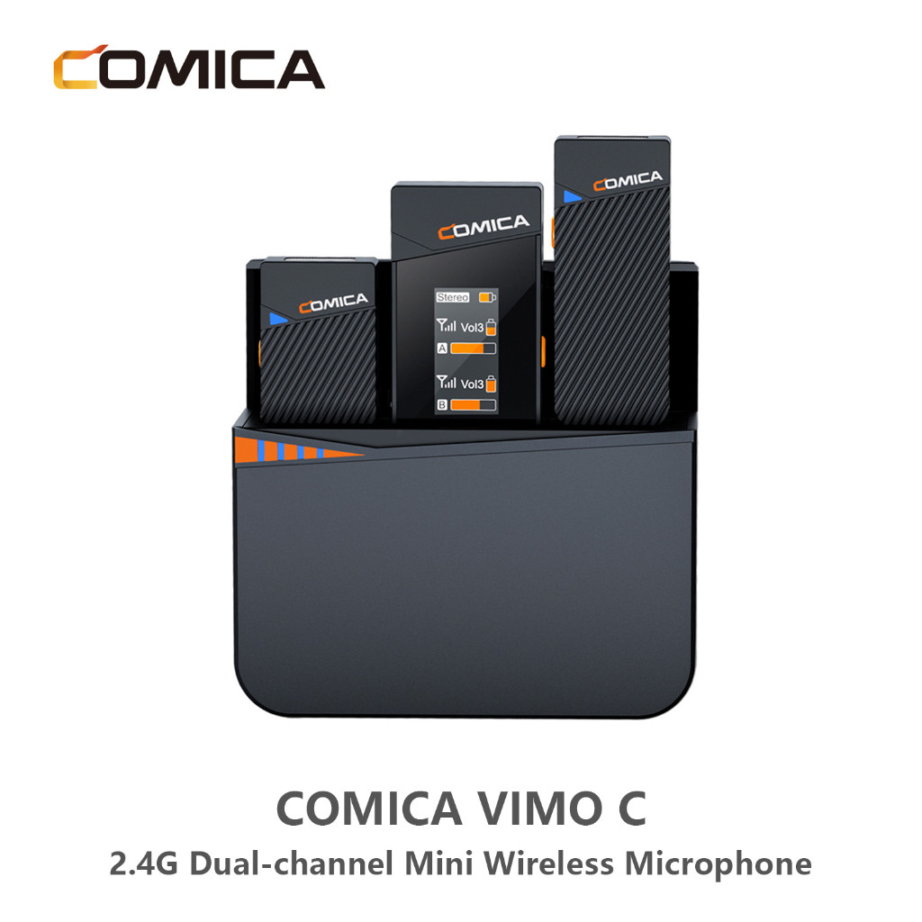 【Free Shipping】Comica Vimo C 2.4GHz Wireless Lavalier Microphone - Mini ...