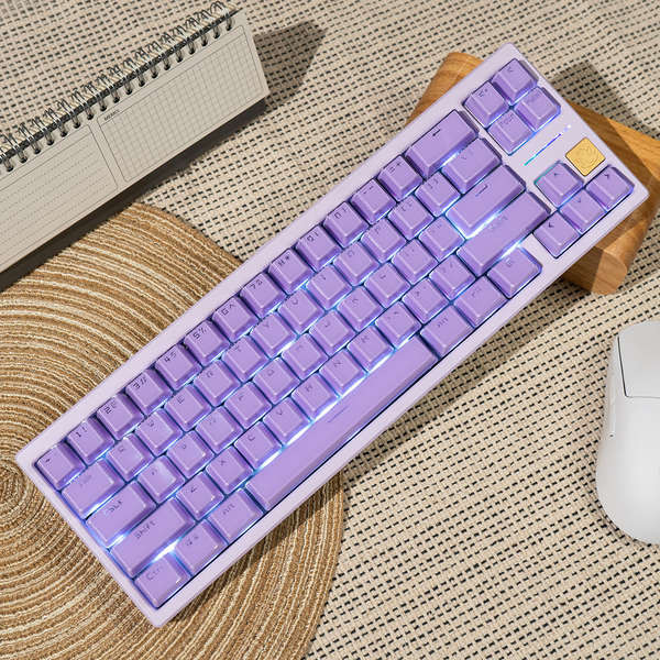 keyboard wireless mechanical keyboard wireless OEM Crystal Jelly White ...