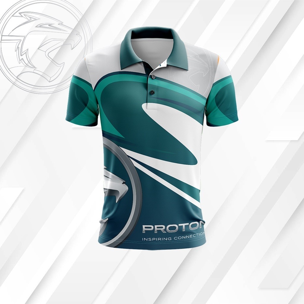Prints Proton Series Tshirt Jersey Sublimation Unisex Polo Neck XS-5XL ...