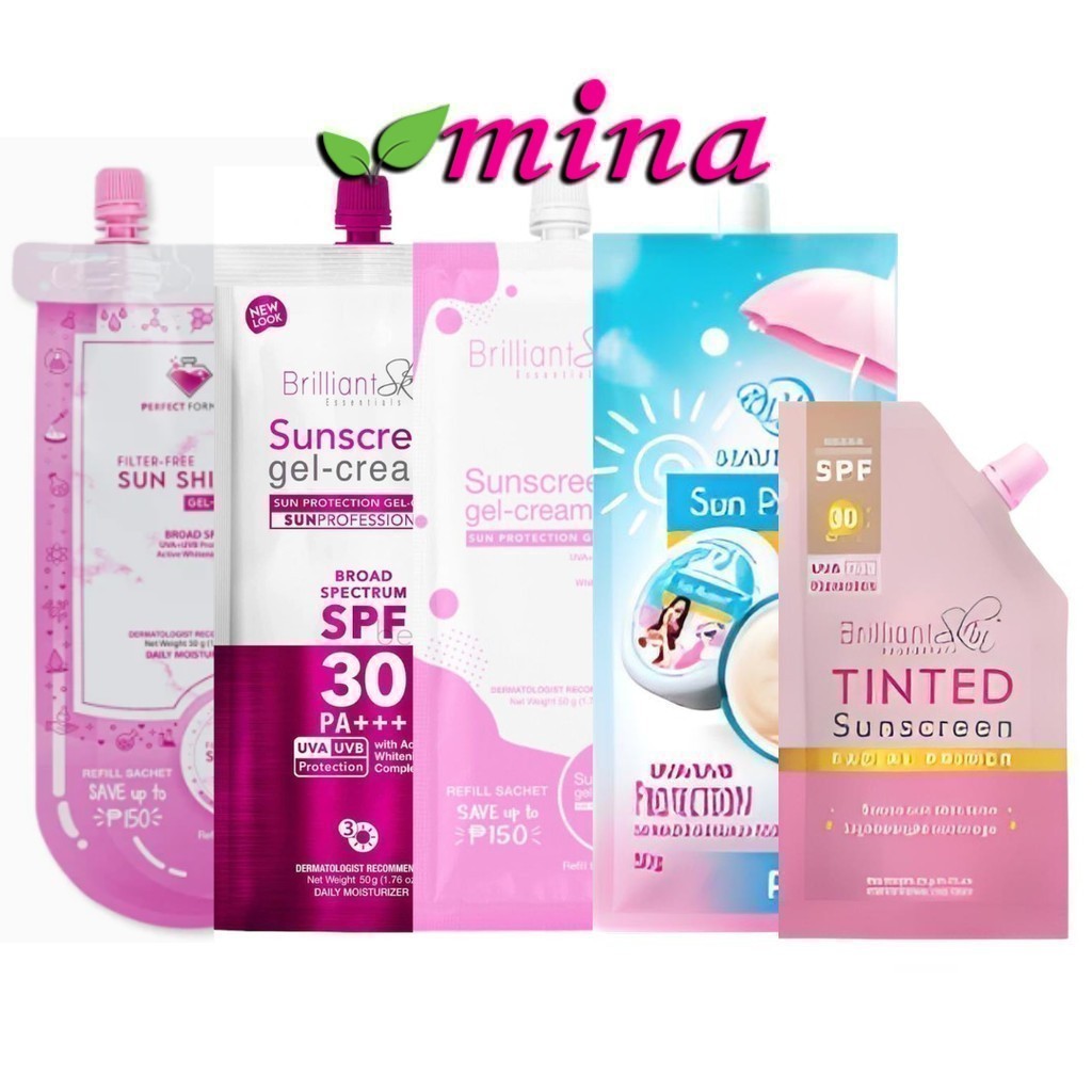 BS BRILLIANT Sunscreen Tinted Perfect Formula Sun Shield BW Sunscreen ...