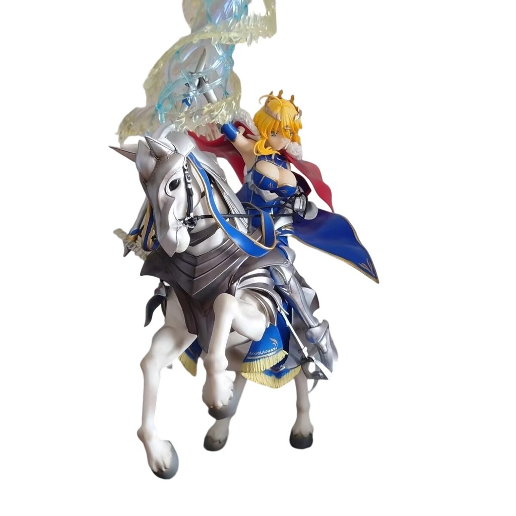 Fate FGO Artoria White Lance Saber Anime Action Figure Model Domestic ...